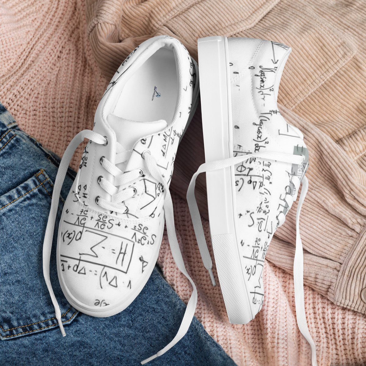 Men's Lace-Up Math Shoes | Comfortable Canvas Design – Artessorize, LLC